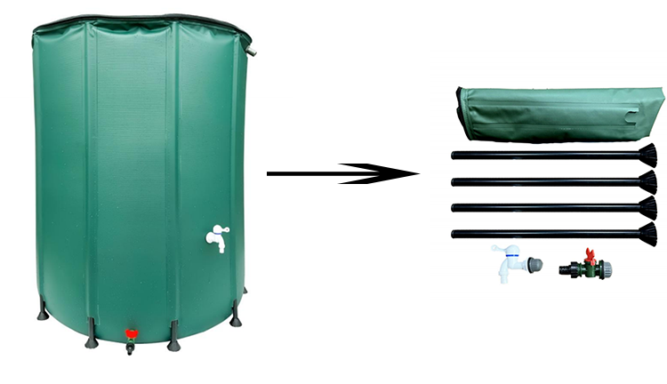 Collapsible Rain Barrel Water Tank - Buy rain barrel water tank, rain ...