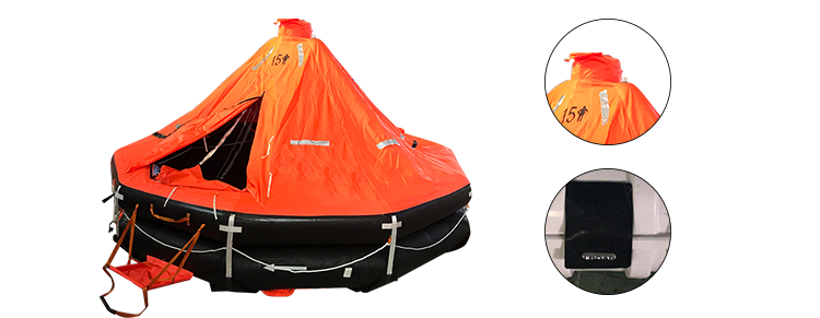 Davit launched Inflatable liferaft - Gathering Marine
