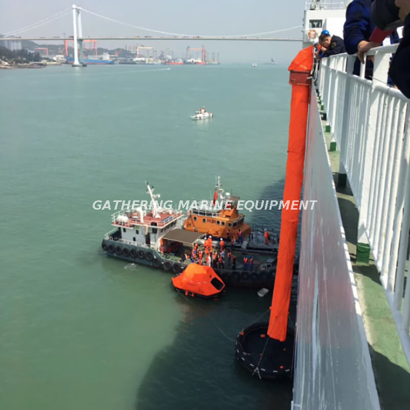 Marine Evacuation Chute System Single Slide Vertical MES Ship ...