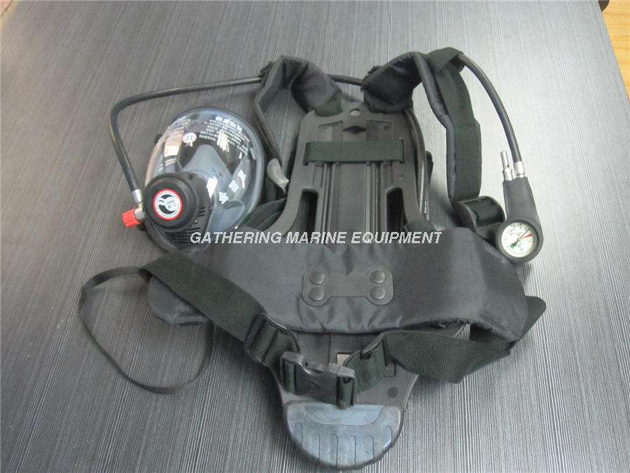 Double cylinders self-contained positive pressure air breathing ...