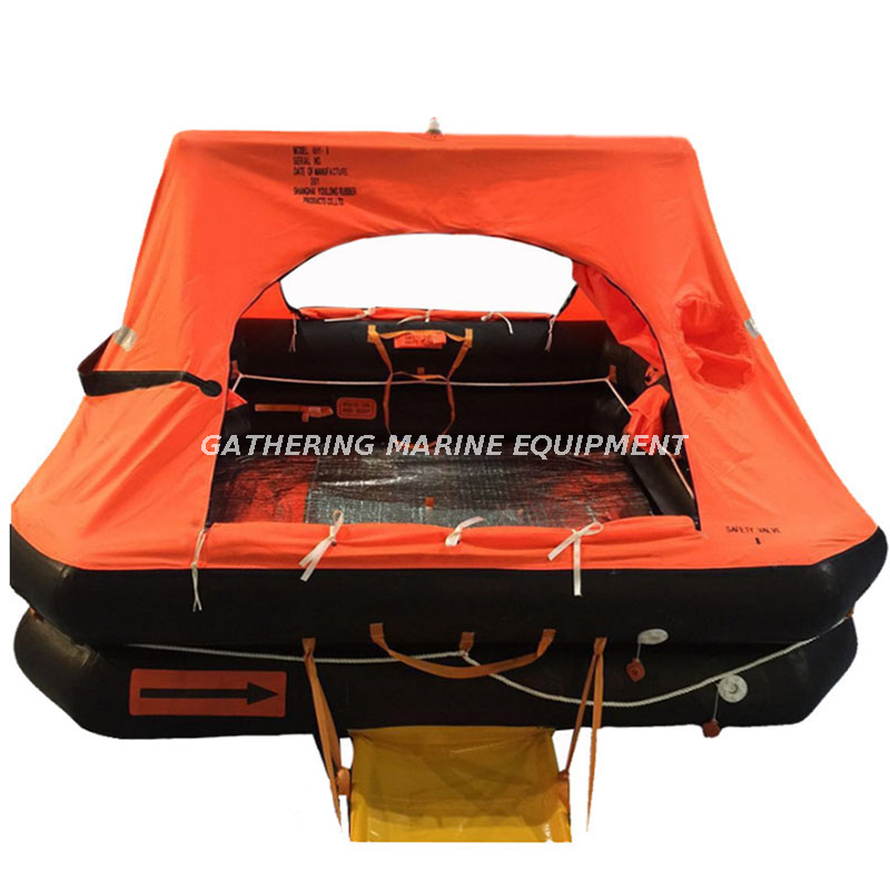 Small Craft Life Raft ISO9650 Inflatable Liferaft Leisure Liferaft for ...